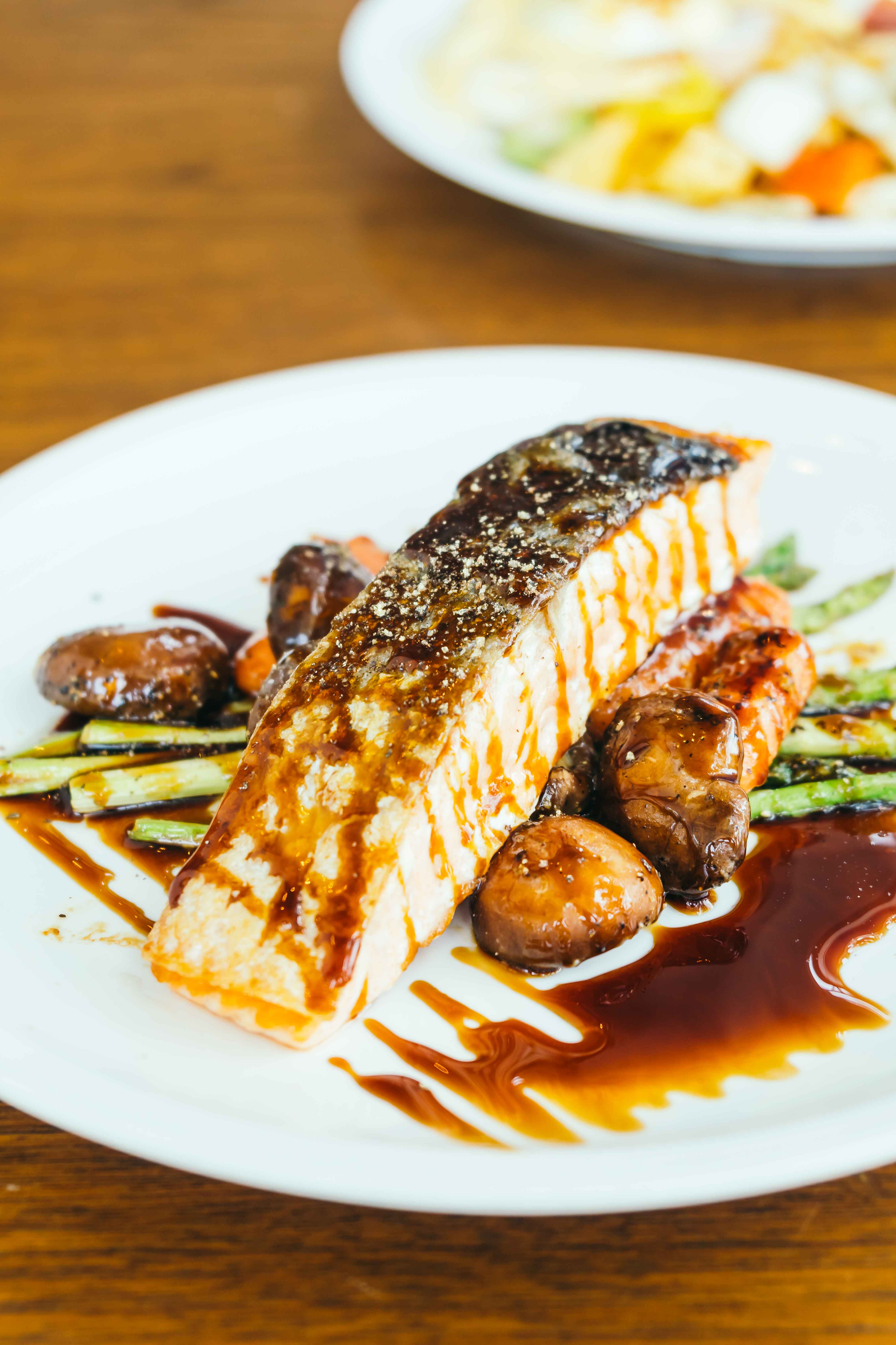 Grilled Salmon with Soy Sauce Nutrition Facts | Food Tracker & Calorie ...